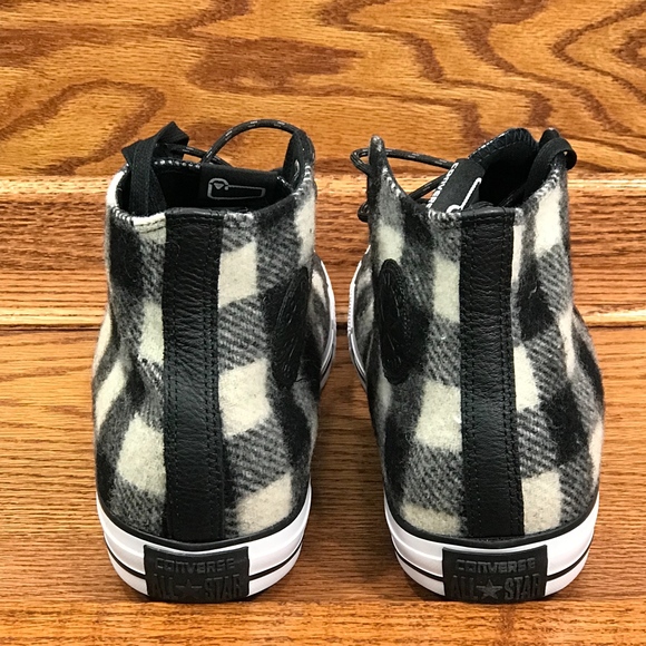 Converse | Shoes | Converse Woolrich Ctas Hi White Black White Shoe ...